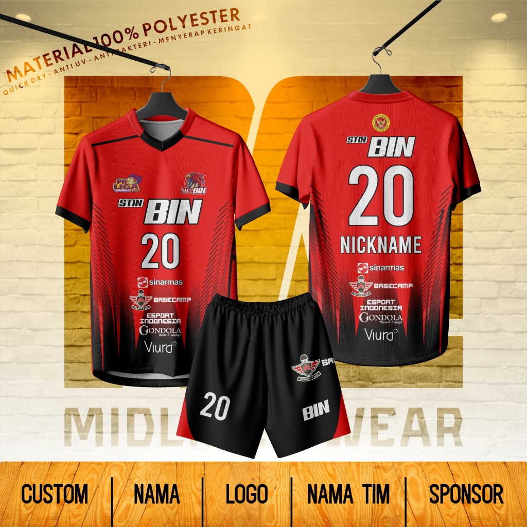 Jual Jersey/Baju STIN BIN HOME TIM PROLIGA | Shopee Indonesia