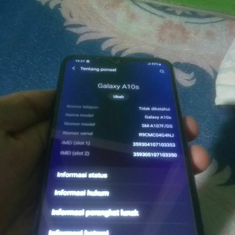 Jual Samsung A10S 2/32 Normal Unit !! Baca Deskripsi !! | Shopee Indonesia