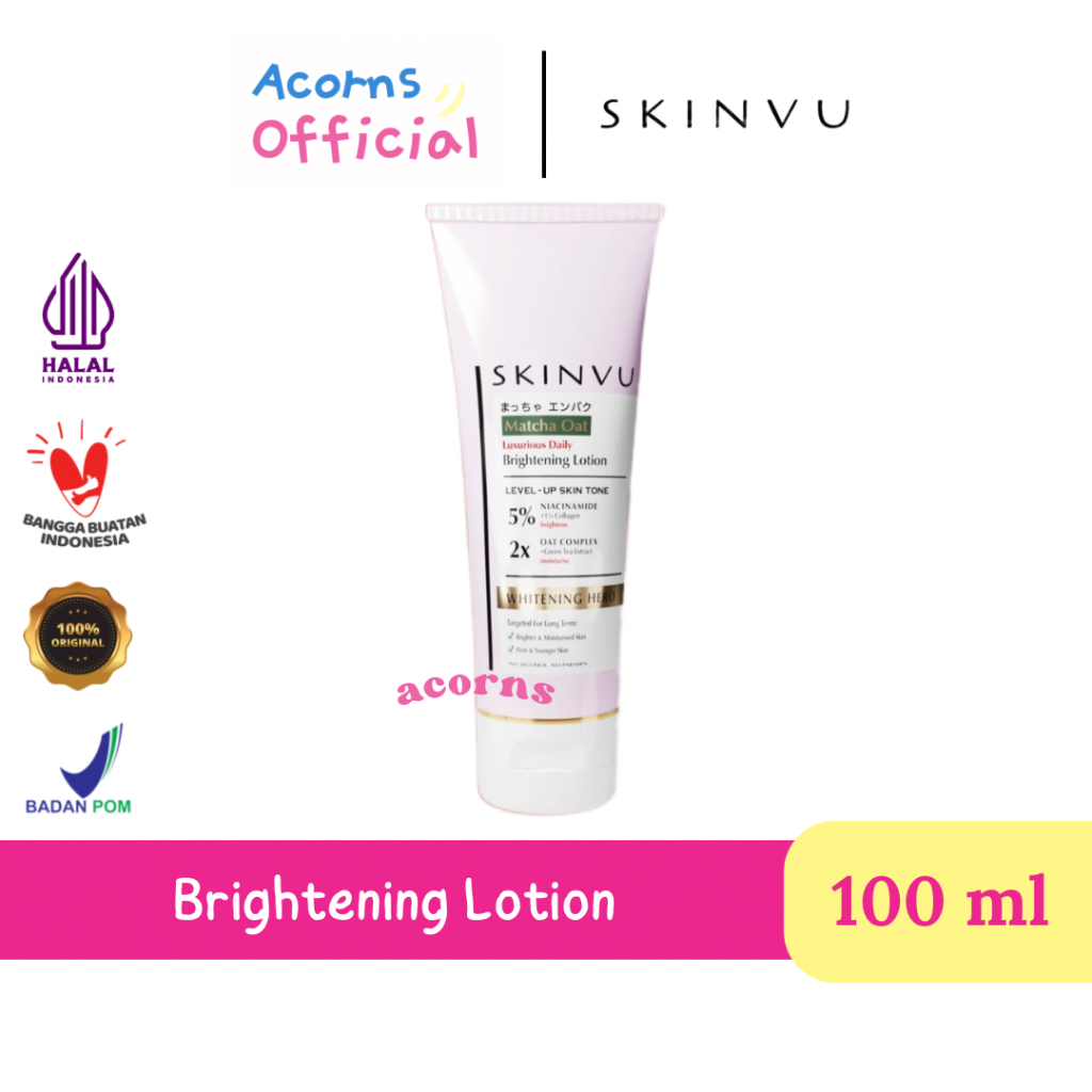 Jual SKINVU WHITENING Body Lotion Serum Infused - Pemutih Brightening ...