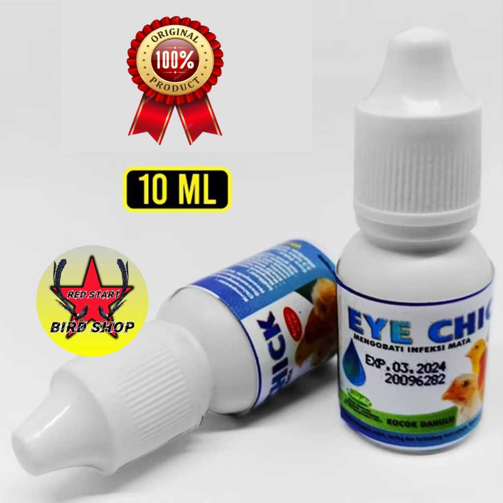 Jual EYE CHICK 10 ML OBAT TETES MATA AYAM BURUNG UNGGAS IRITASI SNOT ...