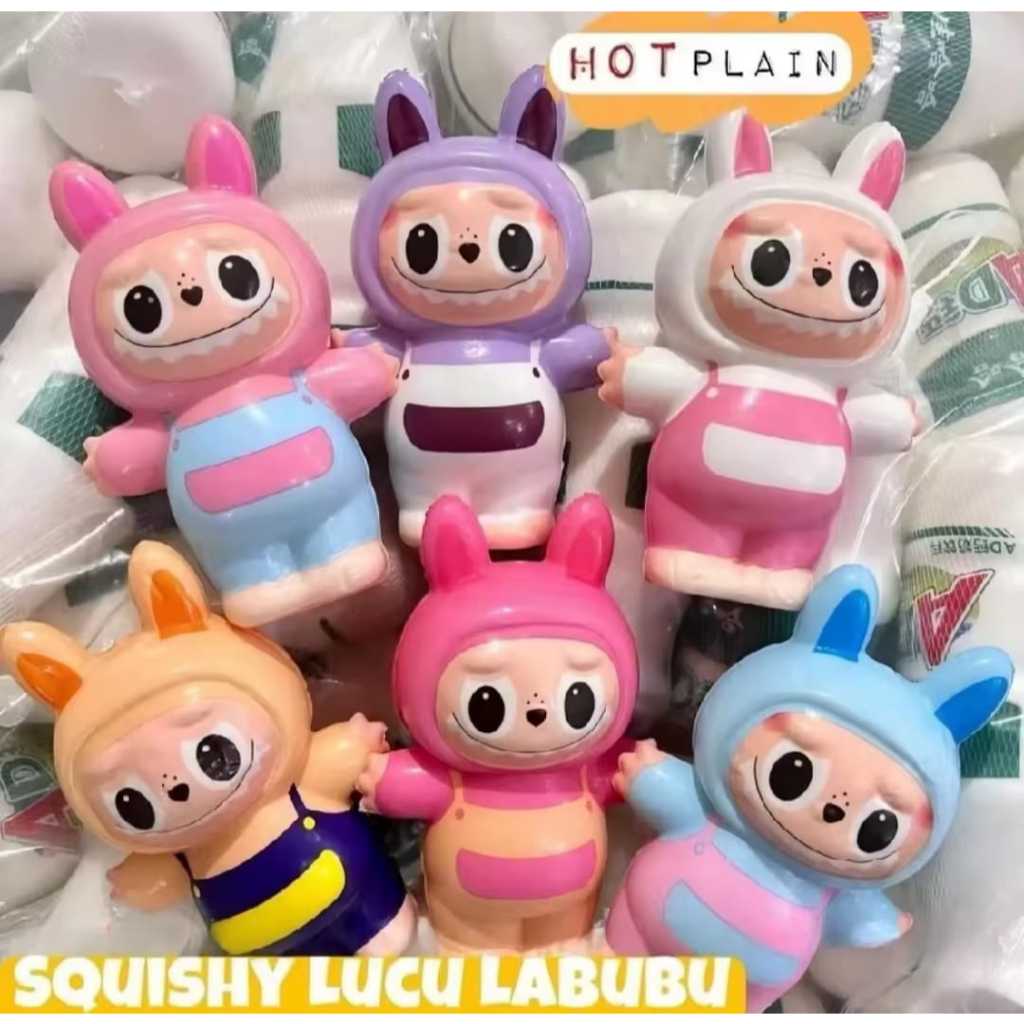 Jual Squishy Labubu Pencet Super Lucu / Mainan Squishy Labubu LED ...