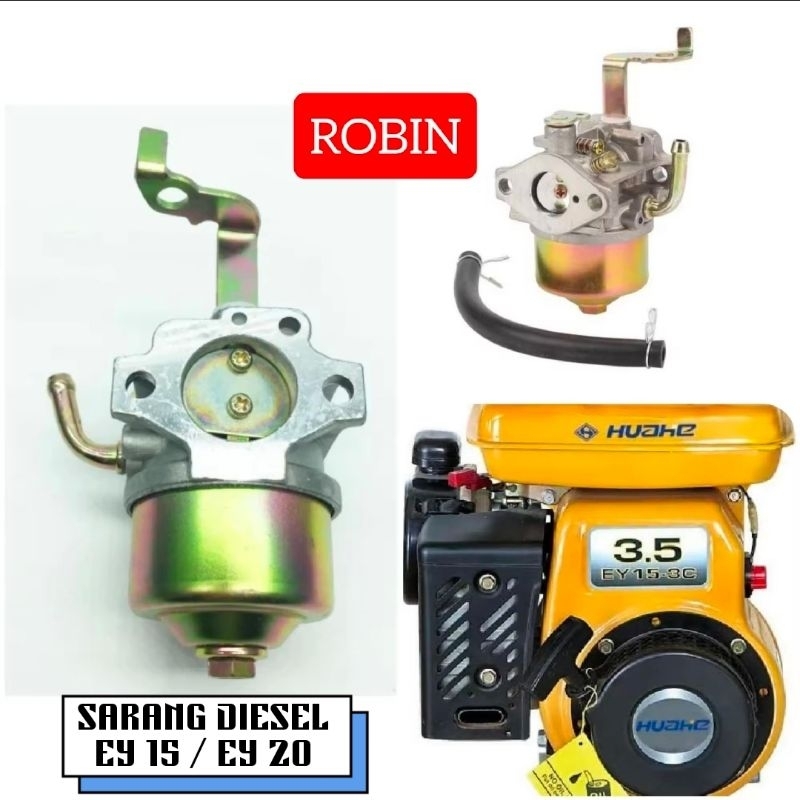 Jual CARBURATOR EY 15 / EY 20 UNTUK MESIN ROBIN TIPE ( 3,5 HP & 5 HP ...