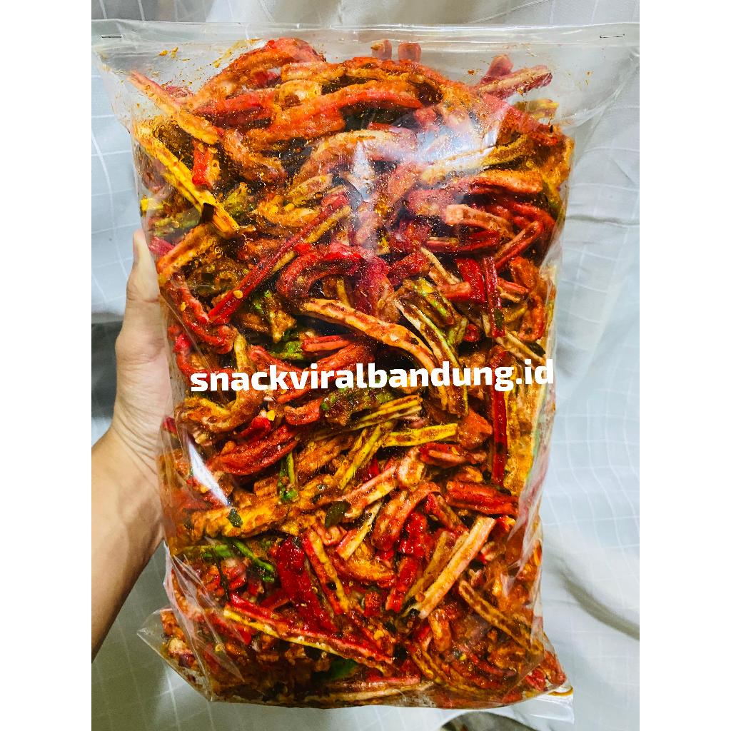 Jual seblak beton/kerupuk beton/kerupuk beton pedas daun jeruk/seblak ...
