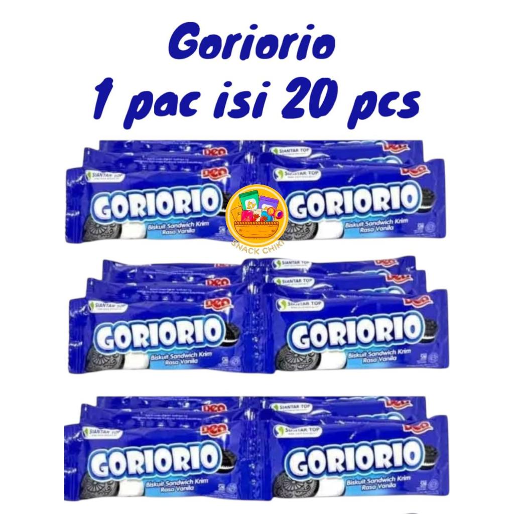 Jual GORIORIO ISI 2 RENCENG X 12 GRAM - 20 SACHET RASA VANILA | Shopee ...