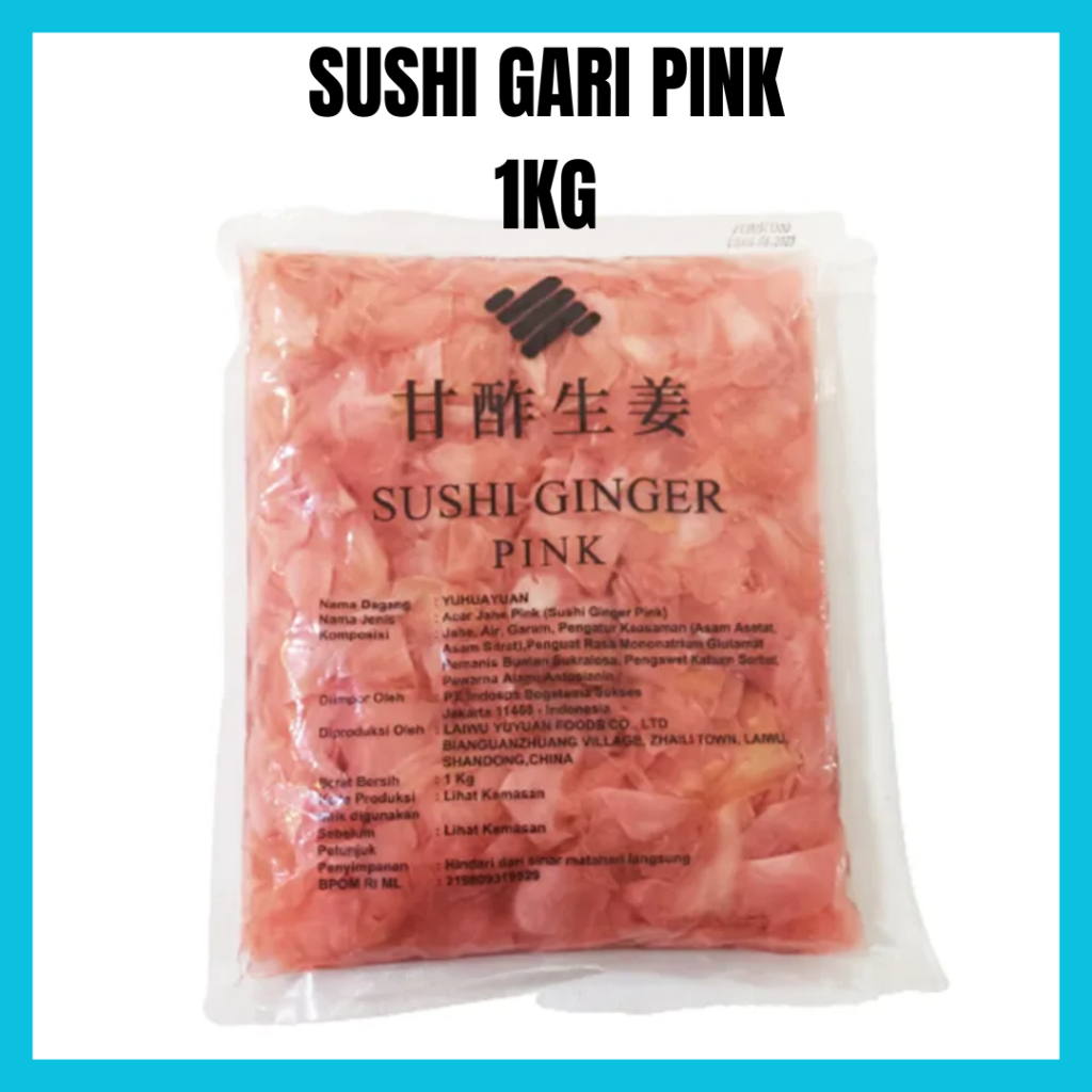 Jual GARI PINK ACAR JAHE PINK SUSHI 1KG | Shopee Indonesia