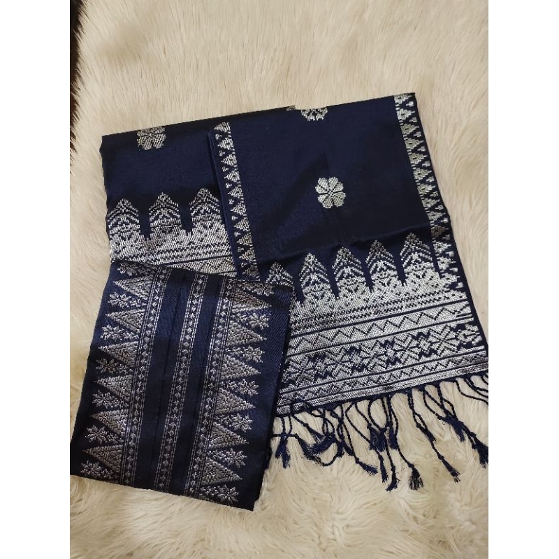 Jual Songket silungkang couple set ( songket silungkang + baju songket ) warna navy, dongker ...