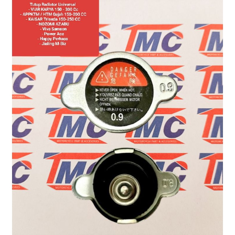 Jual TUTUP Radiator Motor Roda Tiga Universal VIAR KARYA, HTM Appktm ...