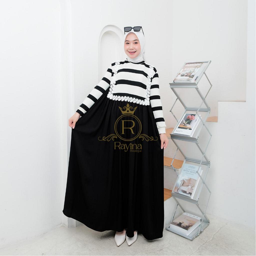 Jual Moana Dress - Gamis Knit Terbaru 2025 By Rayina Boutique - Busana ...