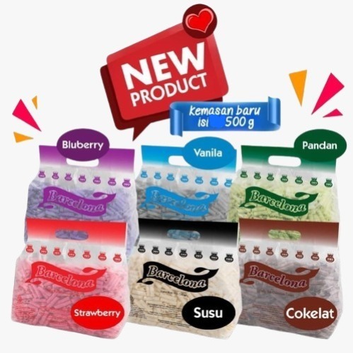 Jual ASTOR MINI Barcelona 500gr All Varian - Coklat/Blueberry/Pandan ...