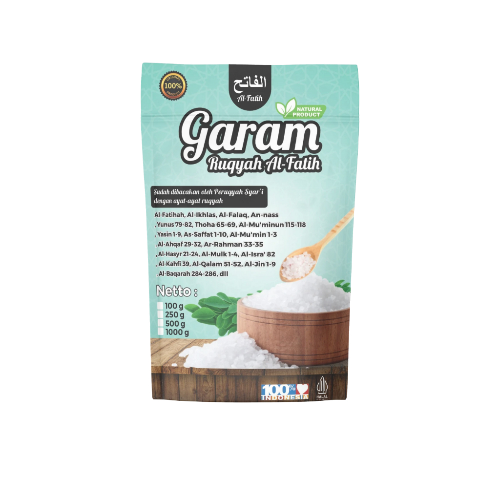 Jual garam ruqyah al fatih - garam ruqyah original bergaransi 1000gr ...