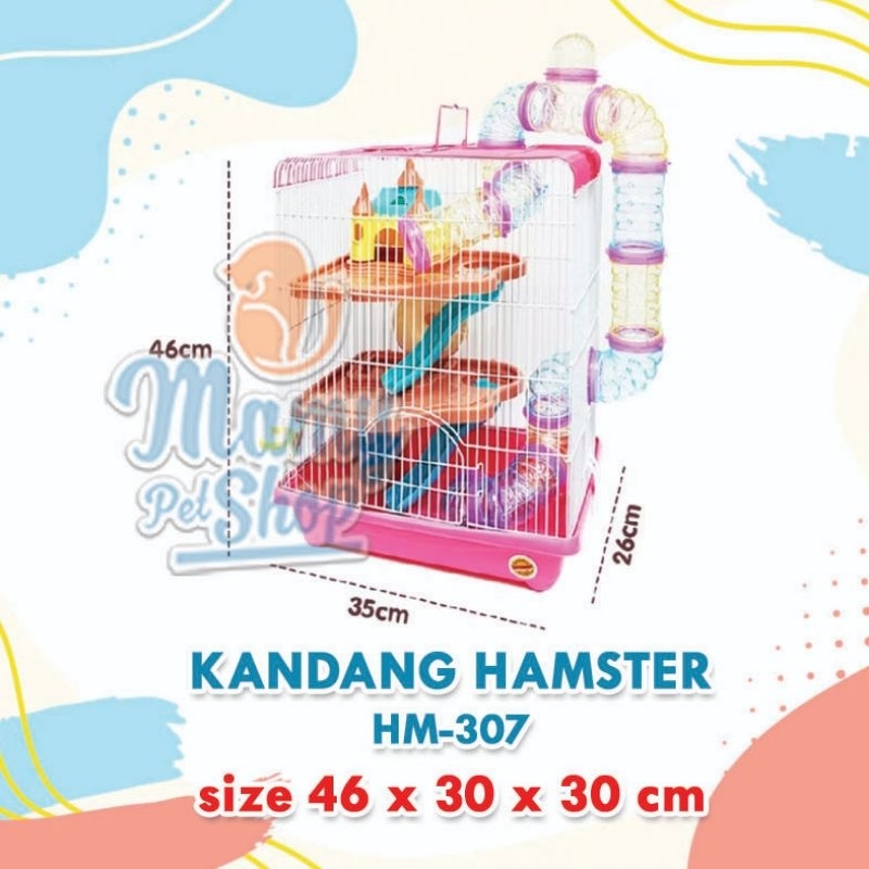 Jual KANDANG HAMSTER HM-307 | Shopee Indonesia