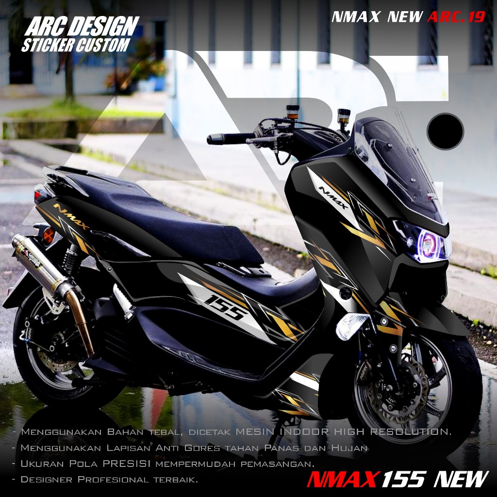 Jual (COD PROMO) TERBARU Decal Sticker Yamaha Nmax 155 Connected 2020 ...