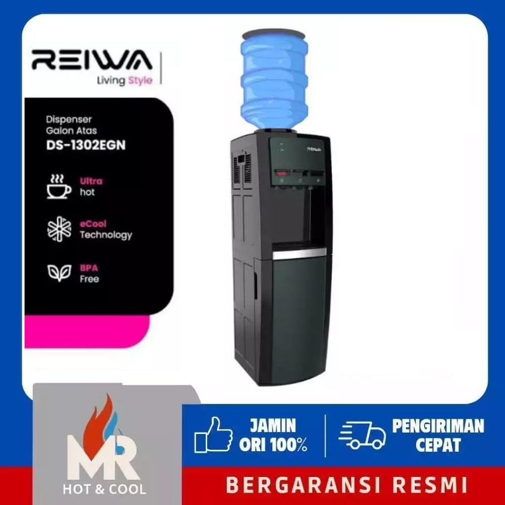 Jual DISPENSER GALON ATAS REIWA DS 1302 3 KRAN | Shopee Indonesia