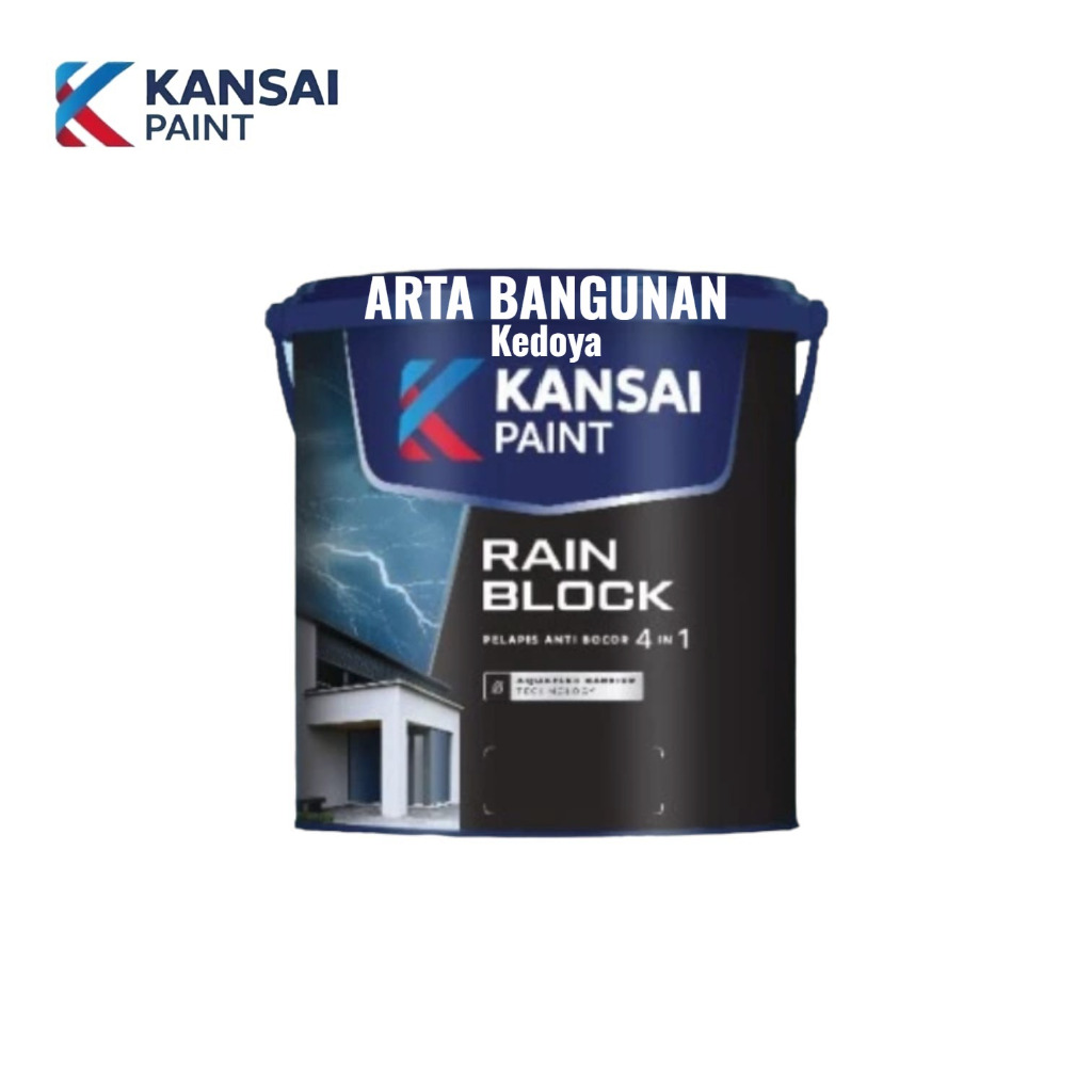 Jual Kansai Rainblock Cat Tembok PUTIH - 1 Kg | Shopee Indonesia