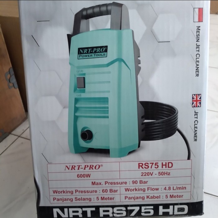 Jual Mesin Jet Cleaner Steam Cuci Motor Mobil NRT-PRO RS75 RS 75 HD ...