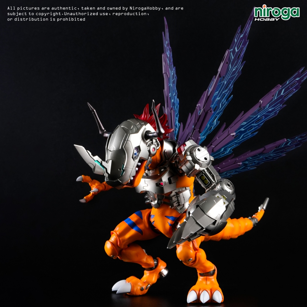Jual [custom repaint] BANDAI Figure-rise Standard Amplified METALGREYMON (VACCINE) - Digimon ...