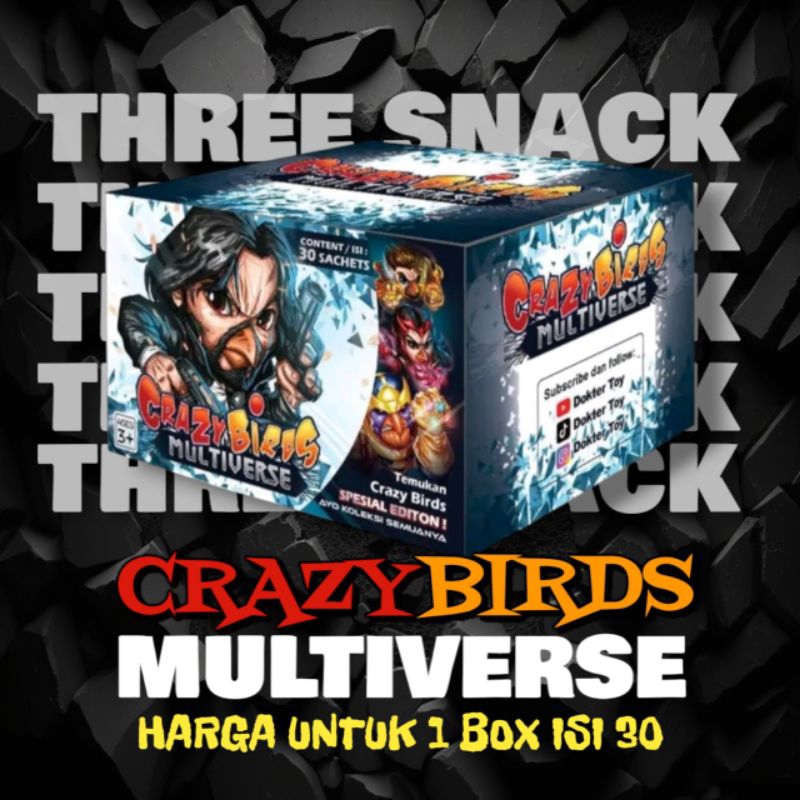 Jual Puzle Crazy Birds Multiverse 1 box isi 30 pcs | Shopee Indonesia
