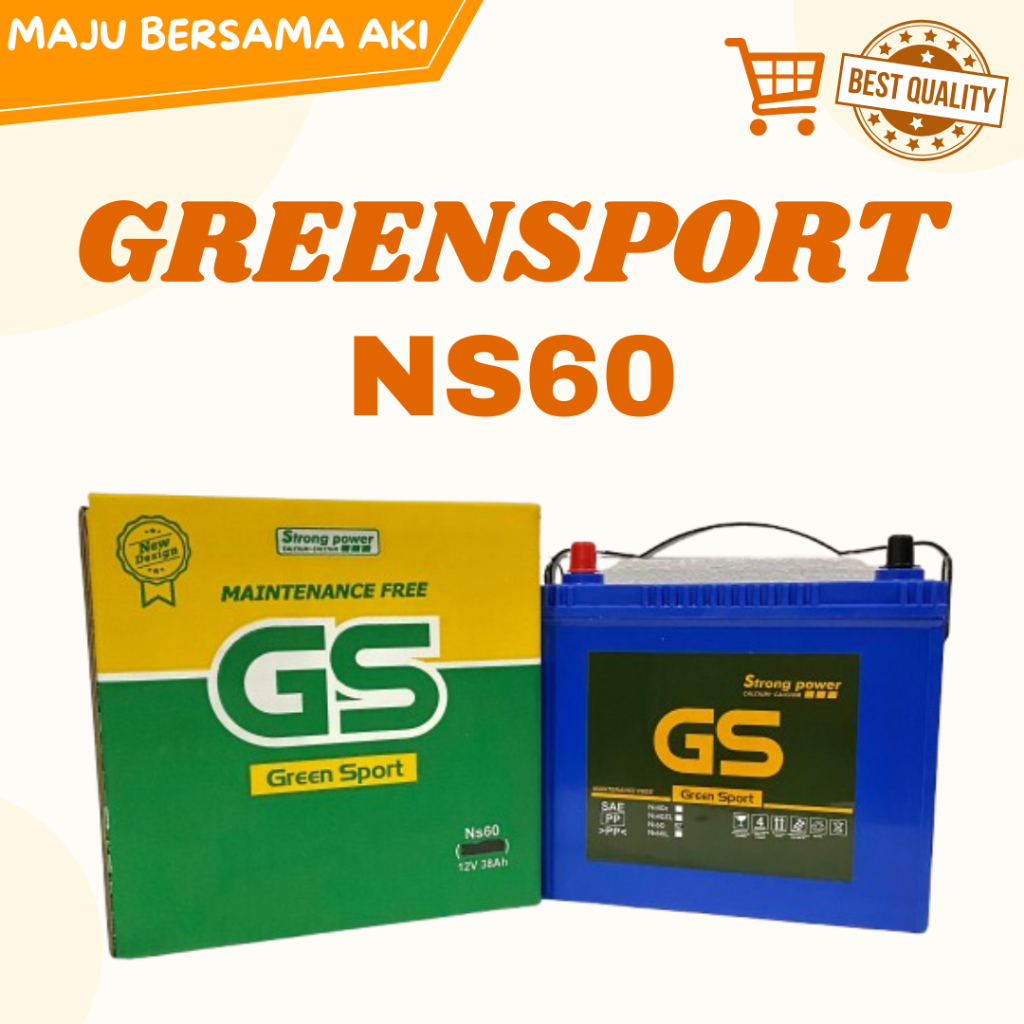 Jual Aki Mobil All New Xenia NS60 GS Aki Kering Maintenance Free | Shopee Indonesia