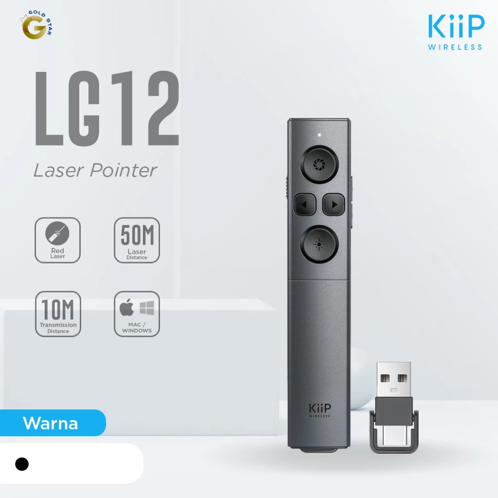 Jual KiiP Wireless LG12 Smart Laser Pointer 2-In-1 Type-C and USB ...
