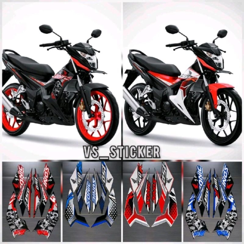 Jual STRIPING STICKER MOTOR HONDA SONIC R 2019 2020 LIST BODY STANDAR ...