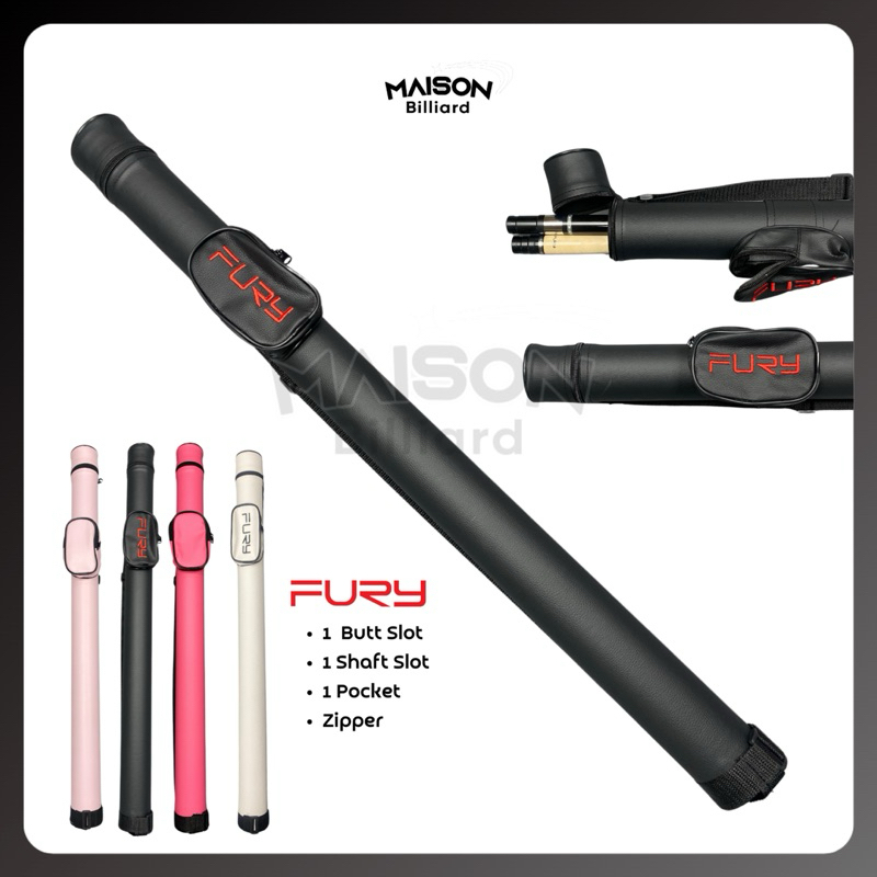 Jual Case Stick Billiard Fury Tas Billiard Fury FURY Round 1X1 CC Hitam ...
