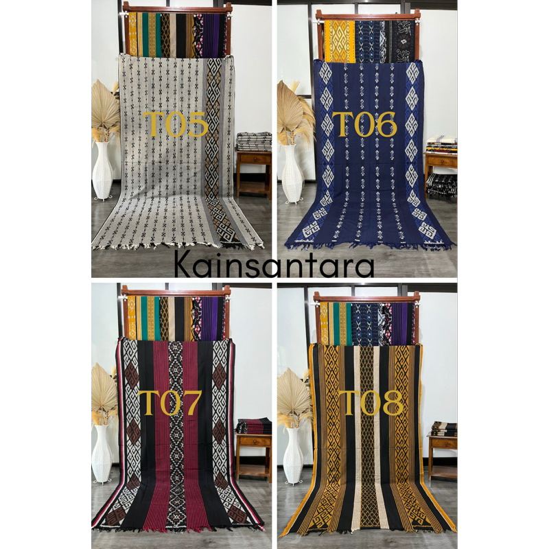 Jual kain tenun blanked motif toraja -kain etnik jepara viral -saput ...