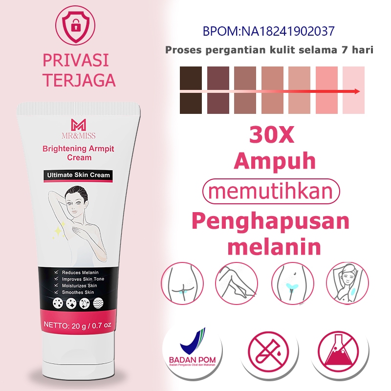 Jual MR&MISS Pemutih ketiak Pencerah ketiak dan selangkangan Pemutih ...