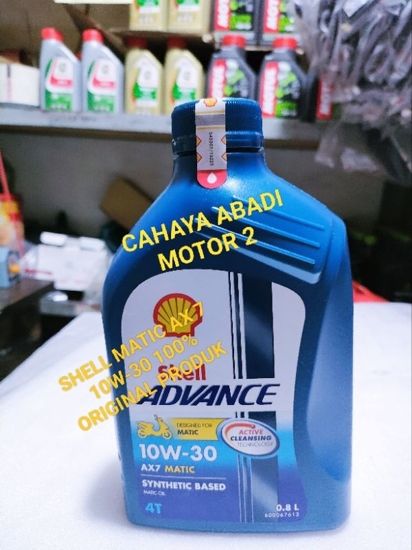 Jual SHELL MATIC AX 7 10W-30 0,8 100% ORIGINAL PRODUK | Shopee Indonesia