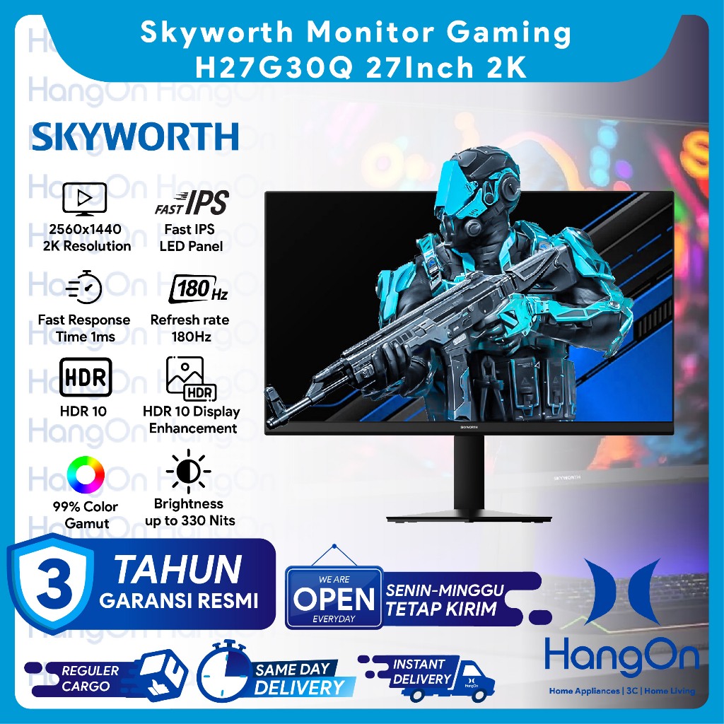 Jual Skyworth H27G30Q Monitor Gaming LED 27'' Inch 180Hz Fast-IPS Panel ...