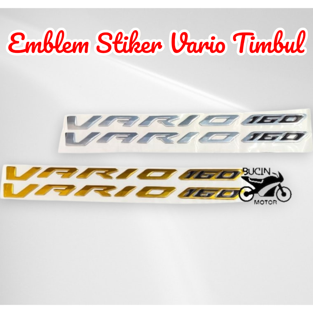 Jual Emble Logo Vario / Emblem Stiker Timbul Emblem Vario, Vario 150 ...