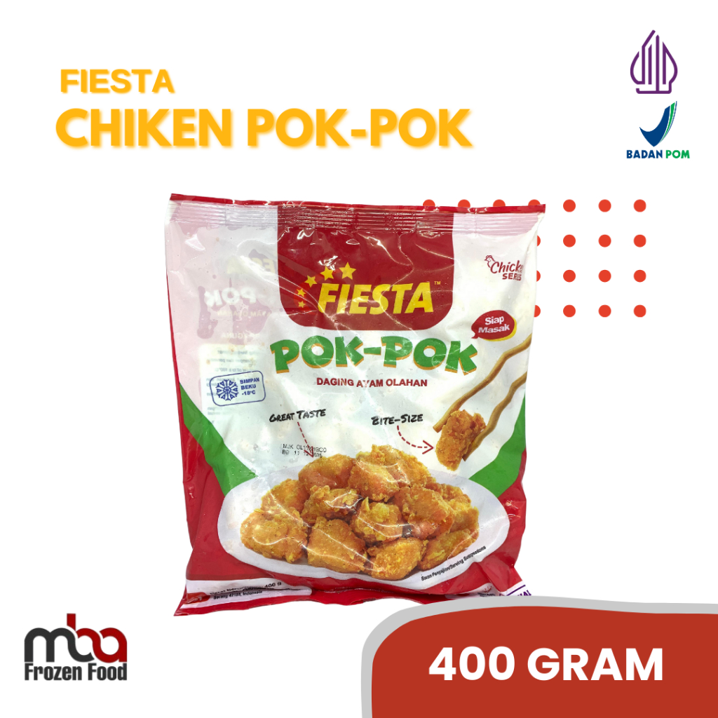 Jual FIESTA Chicken Pok-Pok 400 Gram /Nugget /AyamTepung /Frozenfood ...
