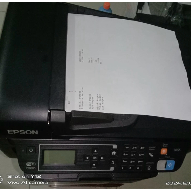 Jual Printer Epson l655 Print Scan Copy Adf F4 wifi | Shopee Indonesia