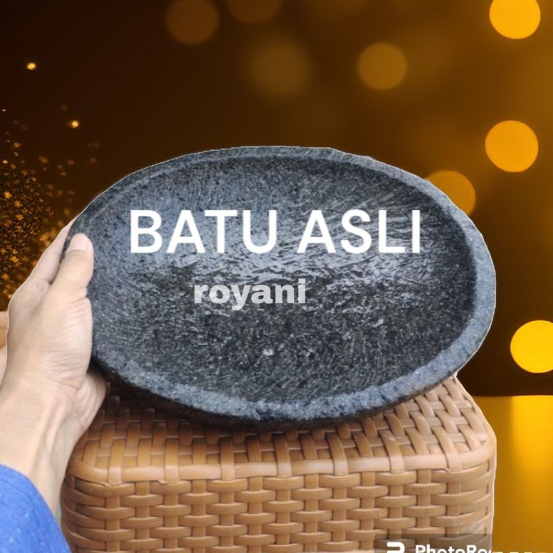 Jual COBEK BATU ASLI MANUAL FAHAT 20 CM SATU SET GARANSI BATU GUNUNG ...