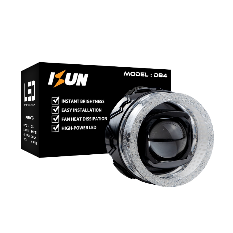 Jual ISUN Lampu Projie Matrix BILED MTC D84 dengan Shroud 5D WRGB dan ...