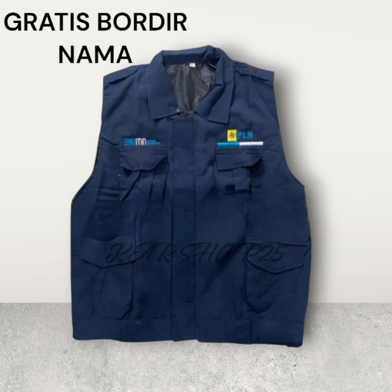 Jual rompi PLn BUMN TERBARU ROMPI PLN BUMN UNTUK INDONESIA ROMPI KERAH ...