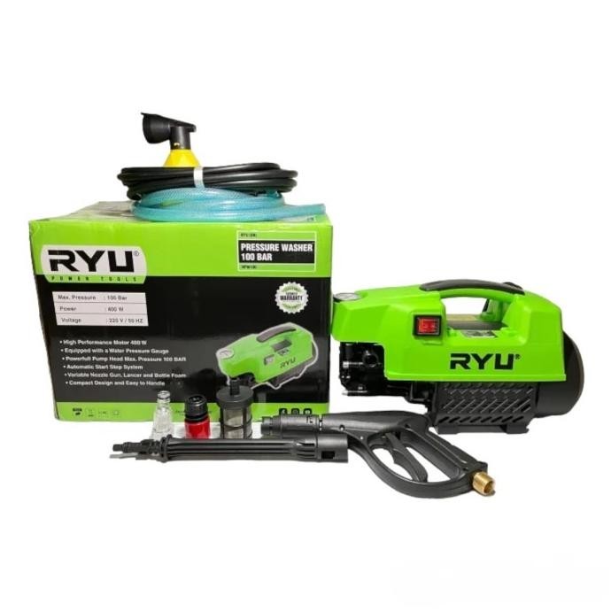 Jual RYU RPW 100 JET CLEANER CUCI MOBIL MOTOR AC STEAM PRESSURE WASHER ...