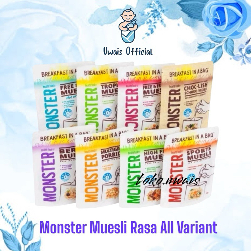 Jual Monster Muesli Tropical Sereal Cereal Muesli Australia NON GMO ...