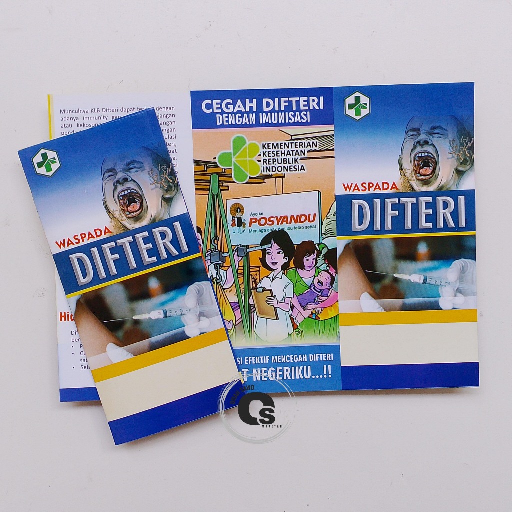 Jual Leaflet Waspad Difteri - Penularan Difteri - Pencegahan Difteri - Brosur Imunisasi | Shopee ...