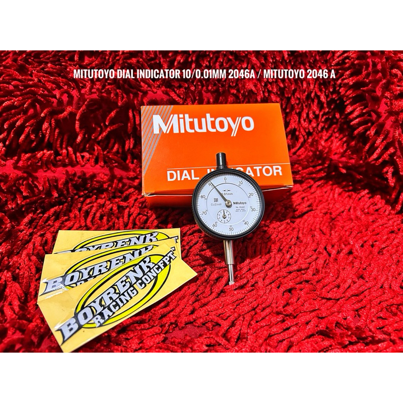Jual Mitutoyo Dial Indicator 10/0.01mm 2046A / Mitutoyo 2046 A- BOYRENK RACKNG CONCEPT | Shopee ...