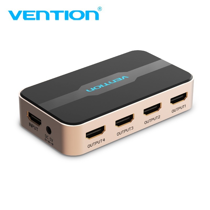 Jual VENTION HDMI SPLITTER 4Port Spliter 1 in x 4 Out Full HD 4K 4 Port ...