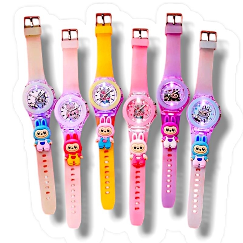 Jual JAM TANGAN ANAK LABUBU JARUM BONEKA BAWAH | Shopee Indonesia