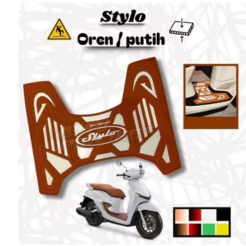 Jual alas kaki pijakan kaki karpet motor honda stylo 160 cc | Shopee Indonesia
