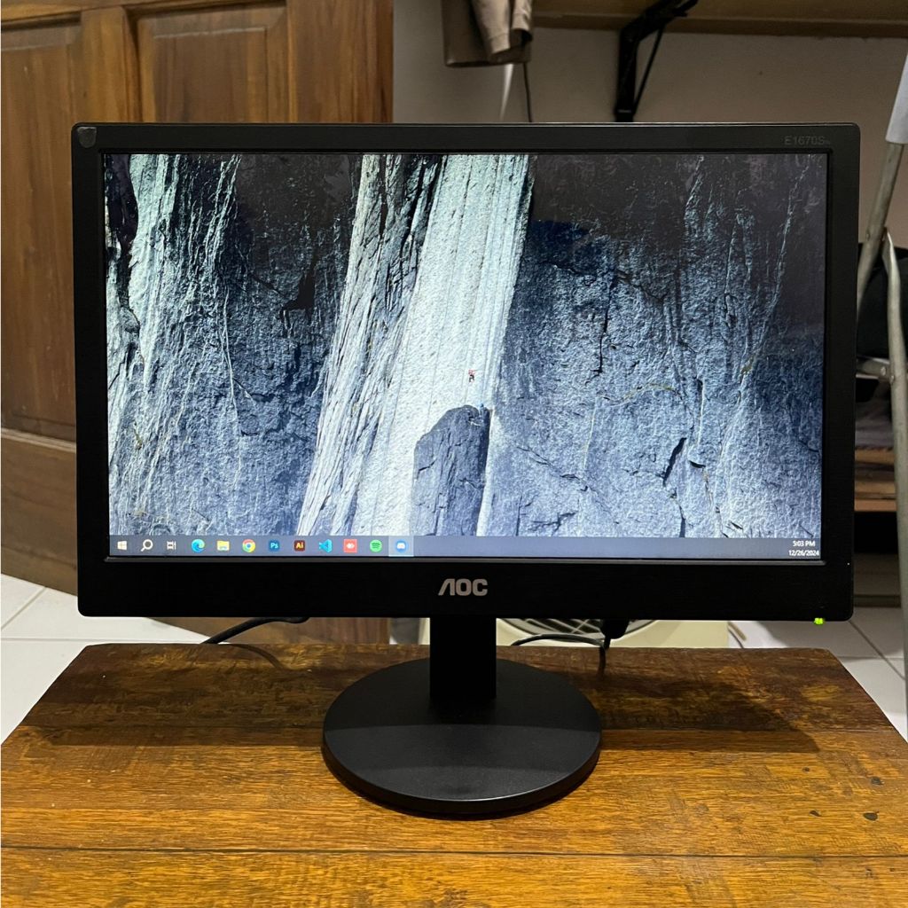 Jual Monitor Komputer PC AOC E1670Sw 15.6 Inch ex kantor | Shopee Indonesia