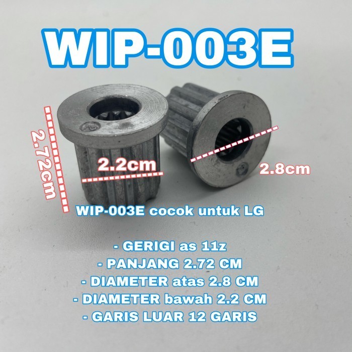 Jual inti pulsator 11z panjang 2.7cm cocok untuk LG WIP-003E | Shopee Indonesia