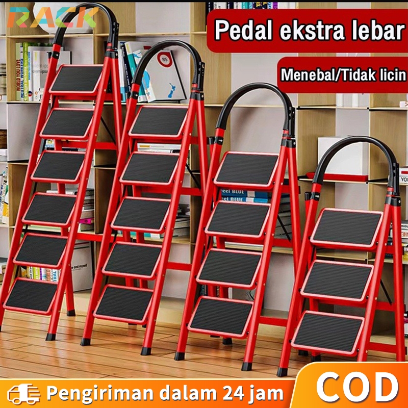 Jual Tangga Lipat 3/4/5/6 Step Tangga Lipat Step Tangga Baja Rumah ...