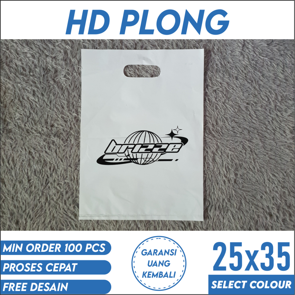 Jual Custom 100 Pcs Plastik Sablon HD Plong 25x35cm Custom FREE DESIGN ...