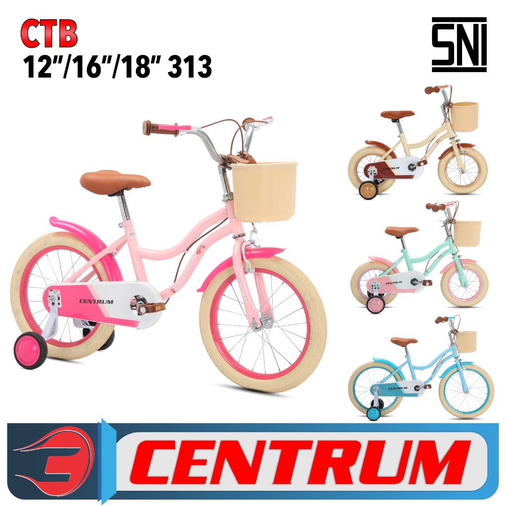 Jual Sepeda Anak - Sepeda Mini CTB 12 16 18 Centrum 313 ANGEL NEW ...