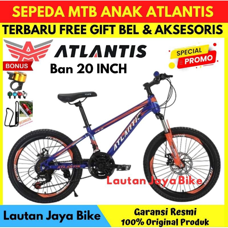 Jual SEPEDA GUNUNG 20 MTB ATLANTIS 680 Rem Discbrake 21 Speed TERBARU ...