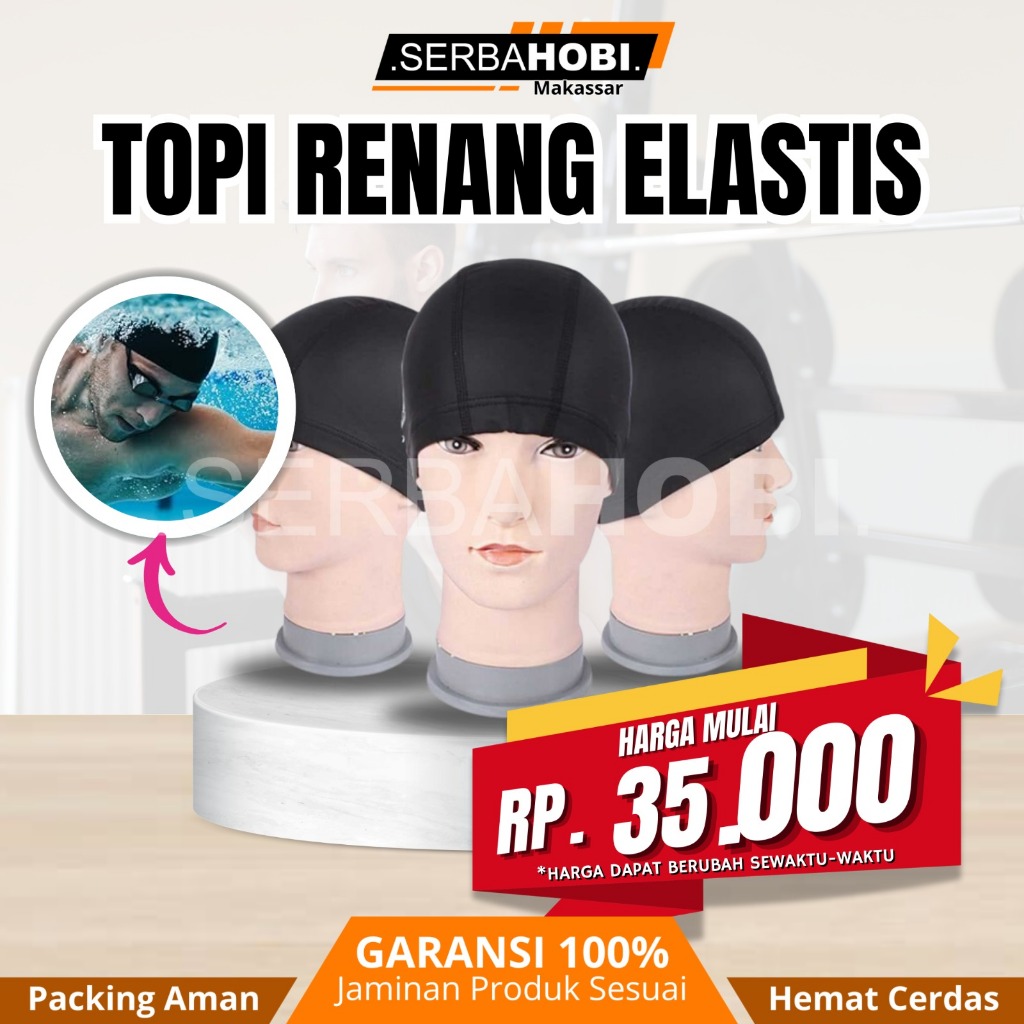 Jual Topi Renang Waterproof / Topi Renang Anak & Dewasa Terbaik ...