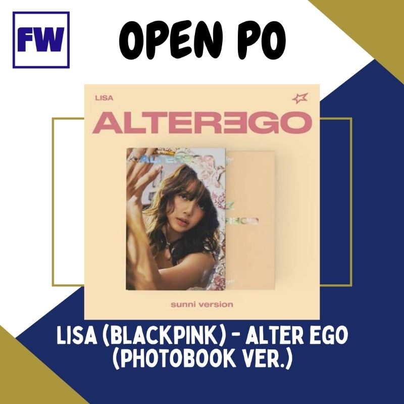 Jual Lisa (Blackpink) Alter Ego (Photobook ver.) Album Vol. 1 Official | Shopee Indonesia